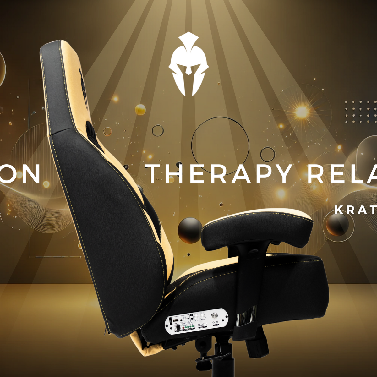 Stress Relief Chair with Music Vibration Therapy: Relax with Kratos 4D ...